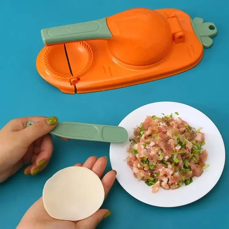 Manual Dumplings Maker Press Device Dumpling Mold Manufacturing 2 in 1 ...