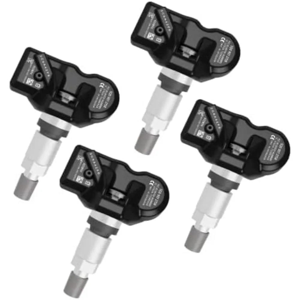 5Q0907275F 4pcs TPMS Tire Pressure Sensor Monitoring System 4M0907273B ...