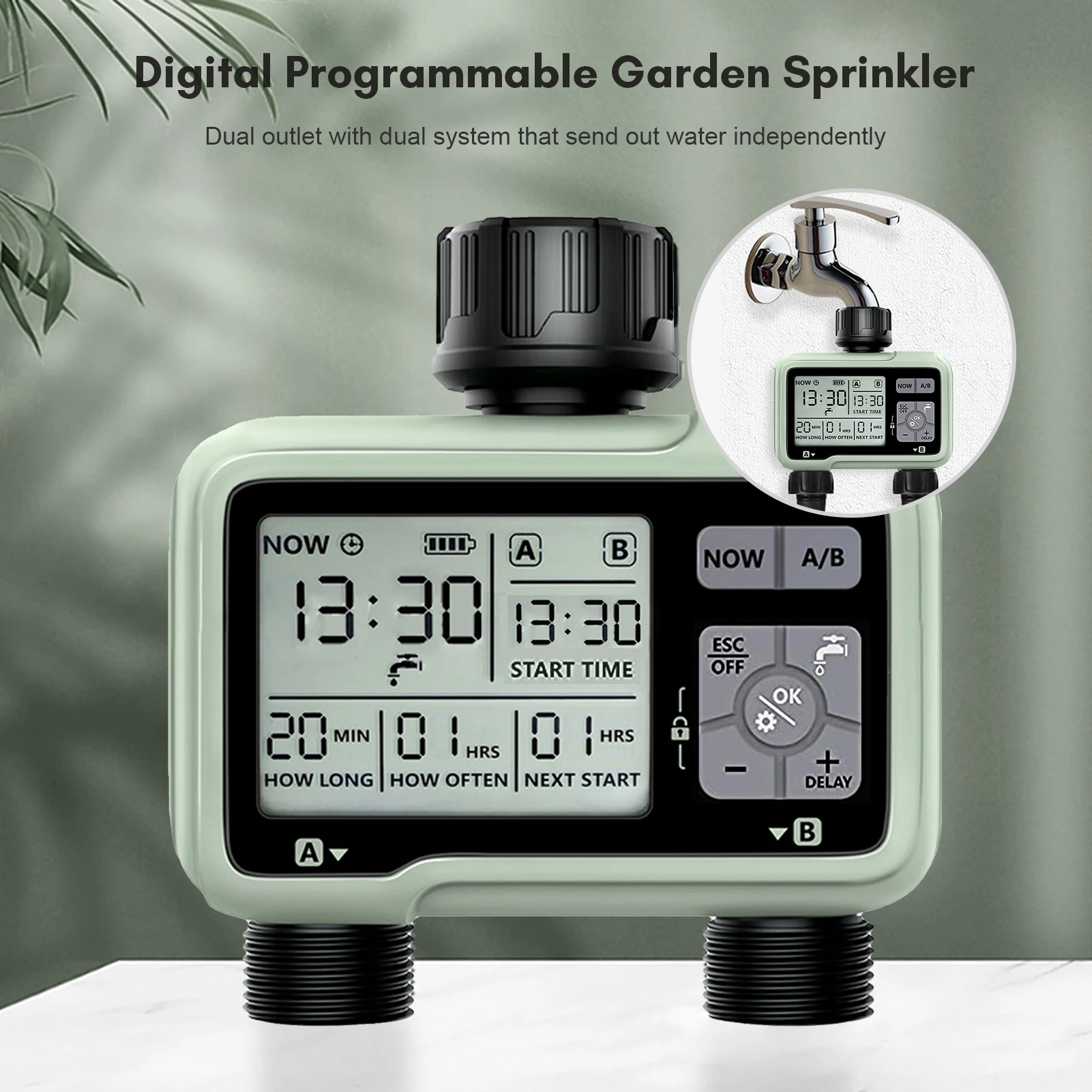 2-Outlet-Digital-Water-Timer-IPX5-Waterproof-Programmable-Garden ...