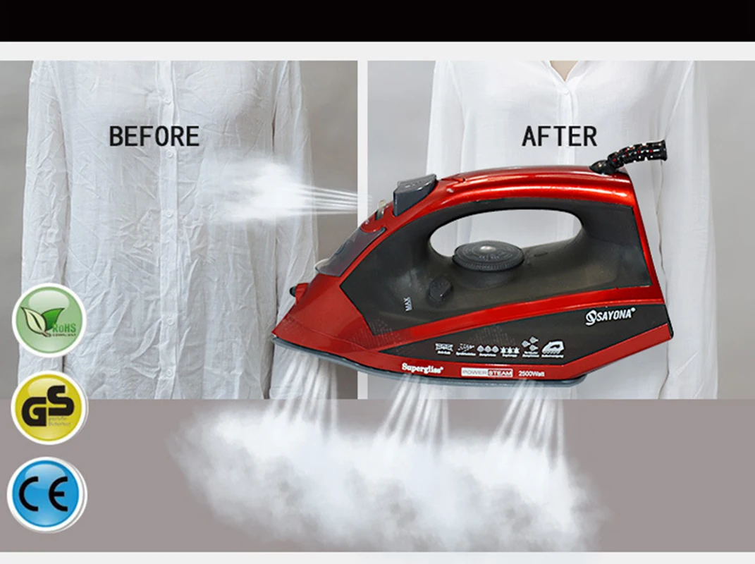 Fer a repasser - xl,2500w Fer À Vapeur Électrique Professionnel Ménage ...