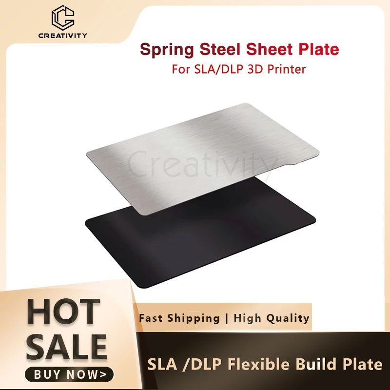 SLA /DLP Flexible Build Plate Magnetic Spring Steel Base Bed For Photon ...
