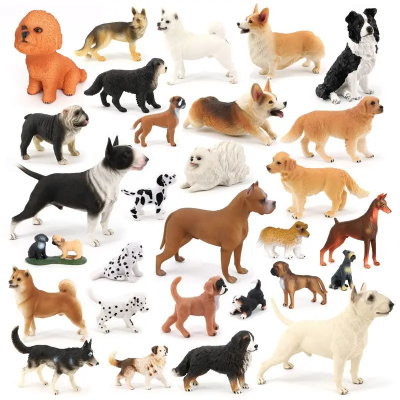 solid-simulation-wild-animal-model-Dugough-dog-pet-dog-Argentina ...