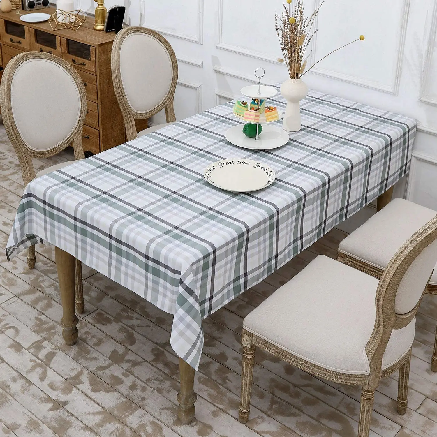 Plaid-Table-Cloth-Rectangular-Tablecloth-for-Table-Modern-Home-Wedding-Decoration-Dinning-Table ...