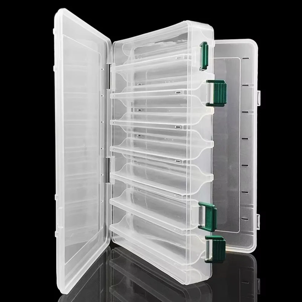 1PC Fishing Accessories Plastic Fishing Lure Box / Squid Jig Box ...