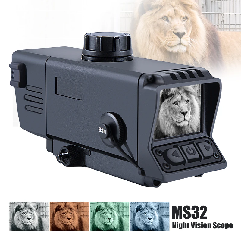 MS32-Digital-Night-Vision-Scope-Mount-NV-Sights-Optical-3-5x32-Digital ...