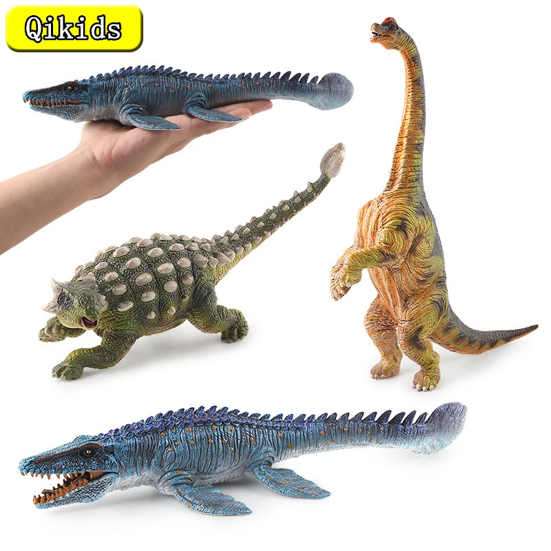 Realistic-Ancient-Marine-Dinosaur-Model-Mosasaurus-Ankylosaurus-Action ...