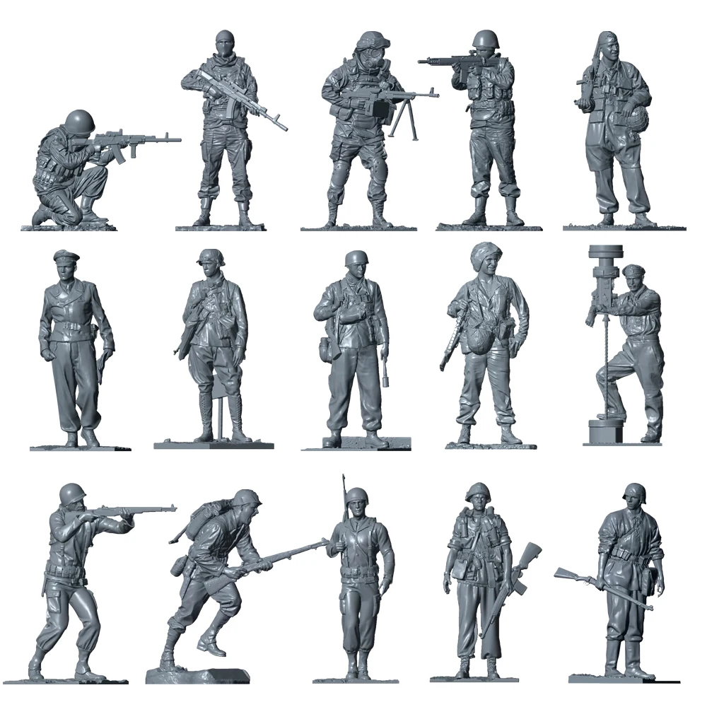 Scale Army Men