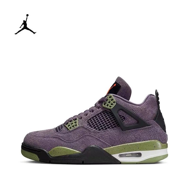 Original-Air-Jordan-4-Retro-Bred-Bull-Anti-Slip-Wear-resistant-Retro ...