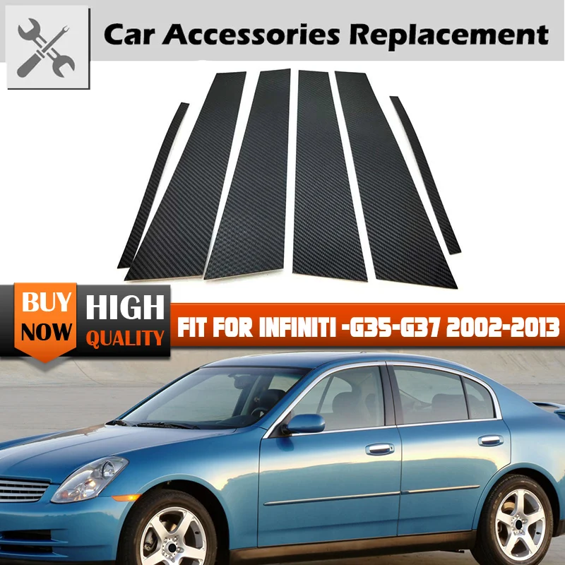 6Pcs-for-about-Infiniti-G35-G37-2002-2003-2004-2005-2006-2007-2008-2009 ...