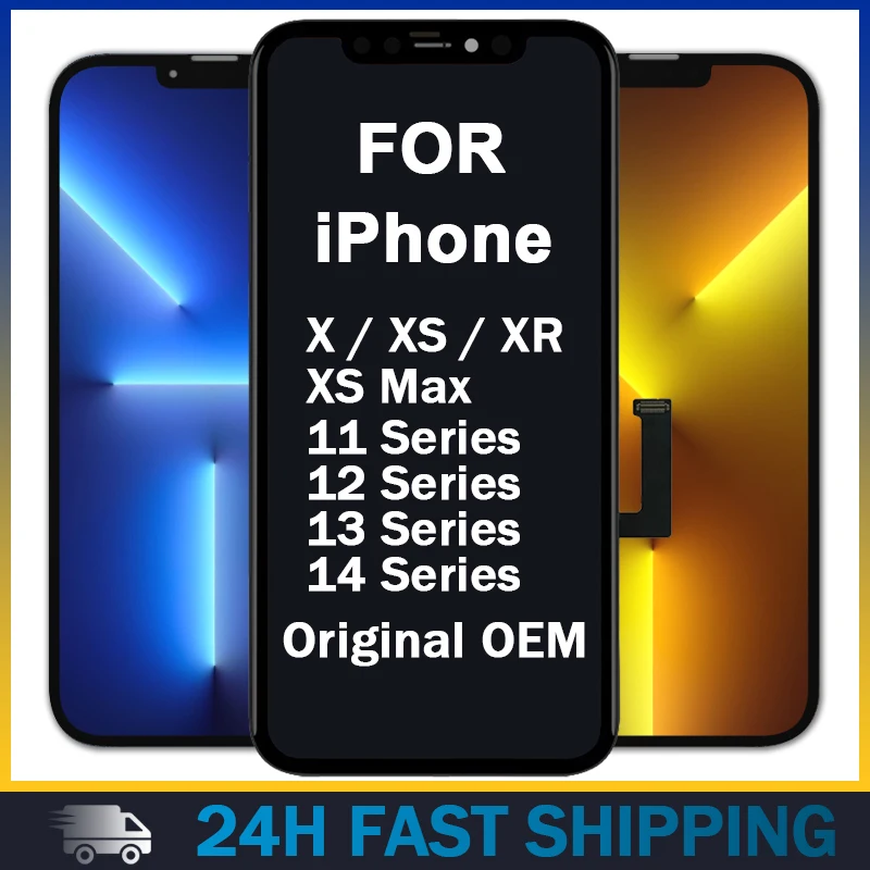 Original-OEM-For-iPhone-X-XS-XR-XSMAX-11-11Pro-11ProMax-12-12Pro-13-14 ...