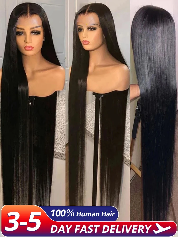 40-Polegada-osso-em-linha-reta-13x6-13x4-hd-perucas-frontais-do-la-o ...