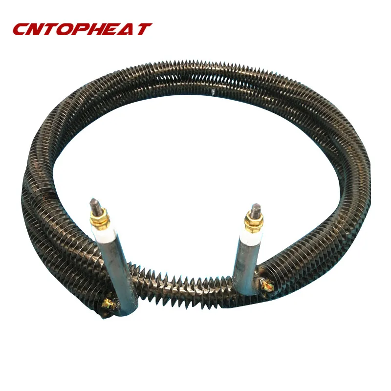 220V-3000W-Finned-Heating-Element-Round-Shape-Stainless-Steel-Hot-Air ...