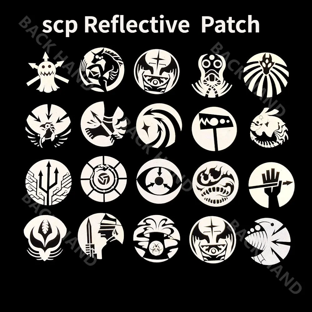 SCP-Foundation-IR-Reflective-Luminous-Patch-Armband-Badge-Applique ...