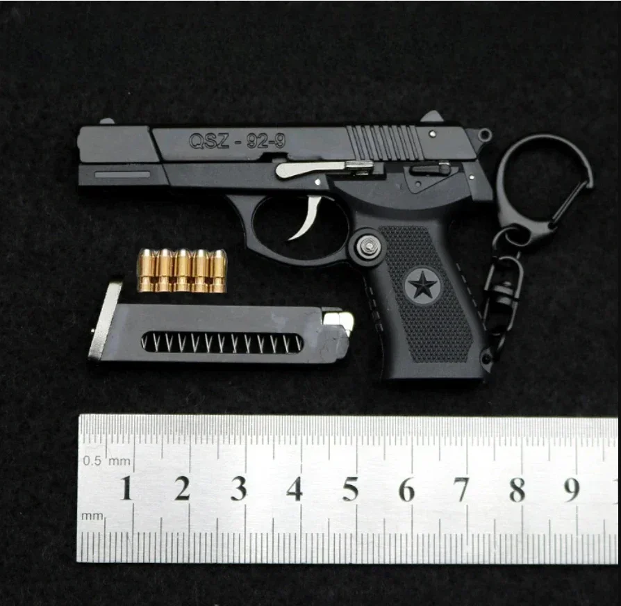 1-3-QSZ-92-Semi-Alloy-Pistol-Model-Mini-Keychain-Bullets-Ejection-Detachable-Toy-Gun-Ornament.png