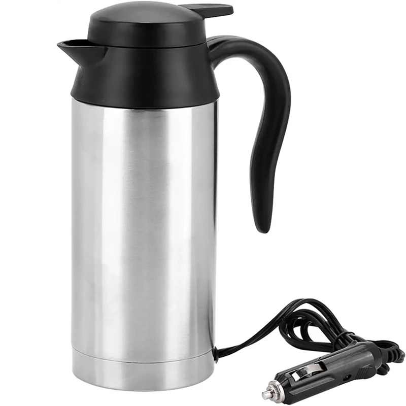 750ml-12-24V-Electric-Heating-Cup-Kettle-Stainless-Steel-Water-Heater ...