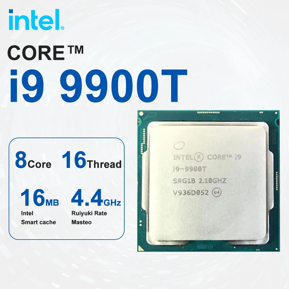 Intel New Core i9-9900T i9 9900T 2.1 GHz Eight-Core Sixteen-Thread CPU ...