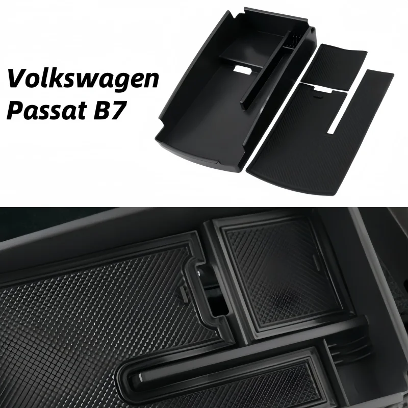 Car Armrest Storage Box For Volkswagen VW CC Passat B7 MAGOTAN B6 B7L ...
