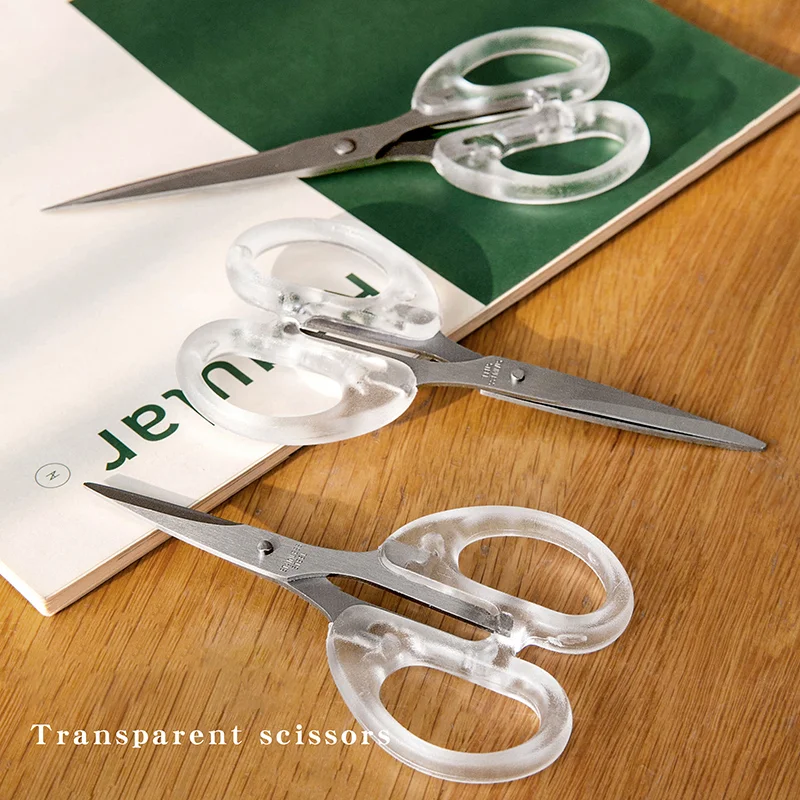 Card-Lover-Transparent-Matte-Scissors-Creativity-Multifunction-School ...