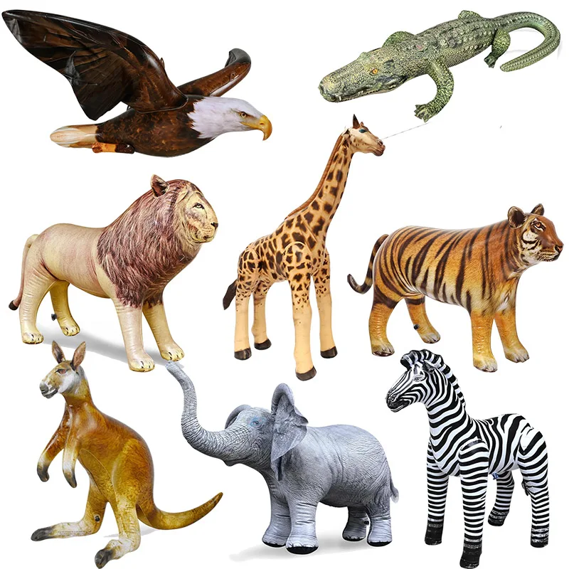 Inflat Balloon Giraffe,Zebra,Elephant,Lion,Tiger,Bald Eagle,Crocodile ...