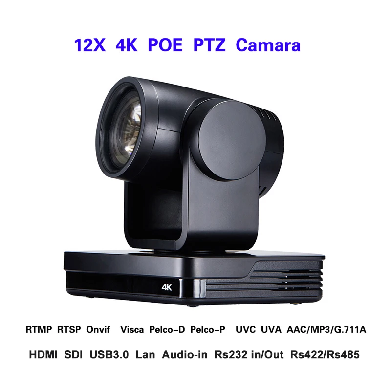 8MP-12X-Auto-Zoom-IP-POE-4K-HDMI-USB-PTZ-Camera-for-Video-Conferencing ...