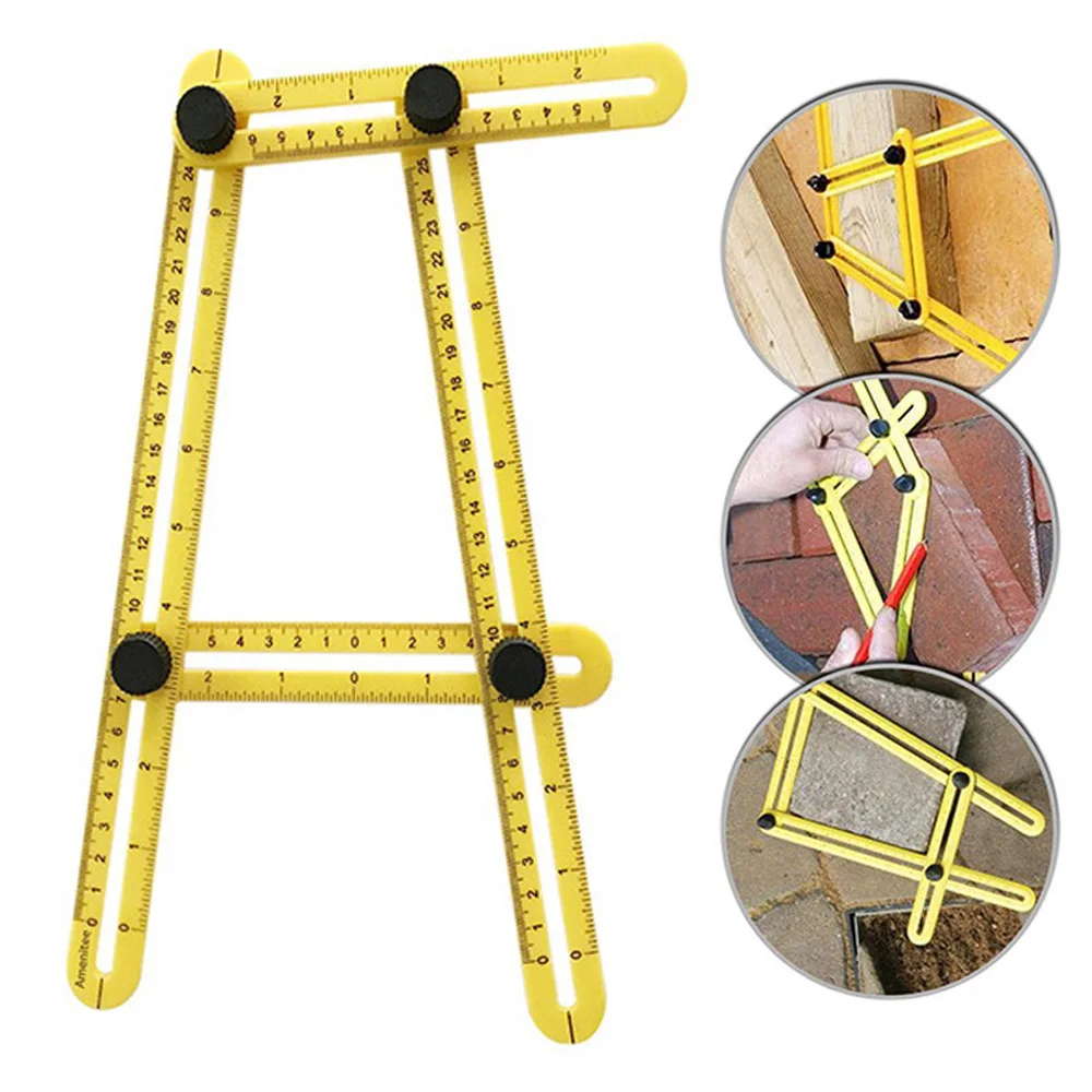 Multifunctional Measuring Abs Plastic Activity Four-fold Ruler Multi ...