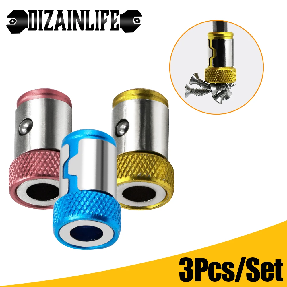 1/4'' Universal Screwdriver Magnetic Ring Screw Driver Head Magnetic ...