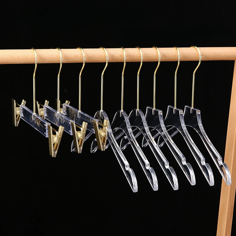 5pcs-Transparent-Acrylic-Clothes-Hanger-Man-Woman-Child-Pants-Clips ...