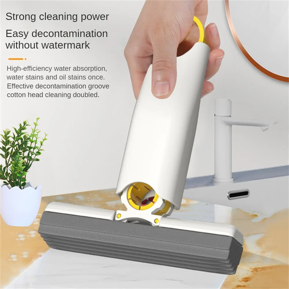 Portable-Squeeze-Mop-Mini-Cleaning-Mops-Handheld-Kitchen-Desk-Bathroom ...