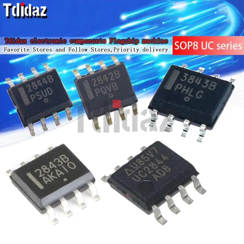 10pcs/lot Uc3845 Uc3844 Uc3843 Uc3842 Uc2845 Uc2844 Uc2843 Uc2842 3845 ...