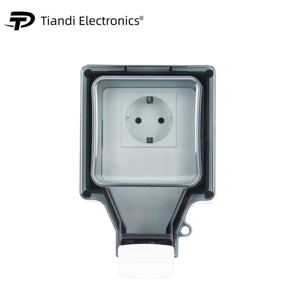 Outdoor Wall Switch Socket IP66 Weather&Dust Proof Power Outlet EU ...