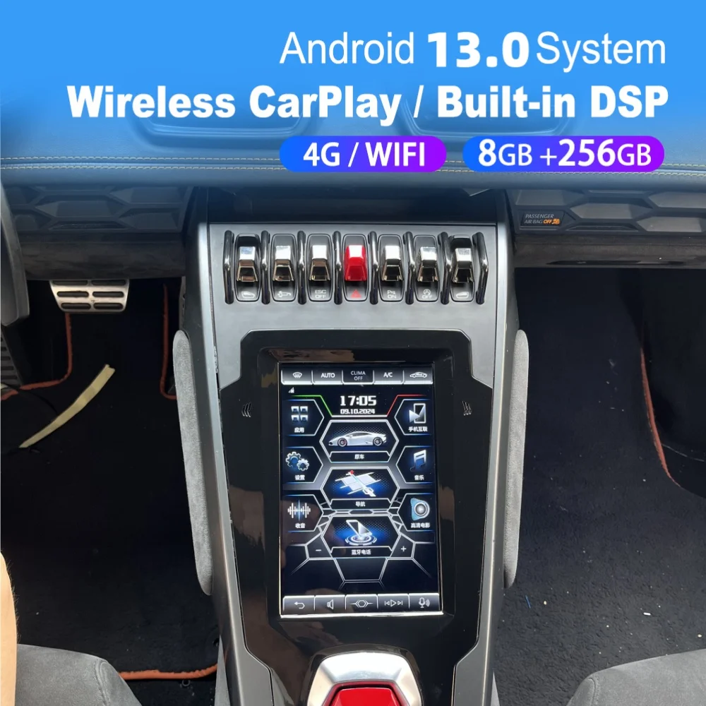 8 Core Qualcomm Android Auto Car Multimedia Automotive Radio For ...