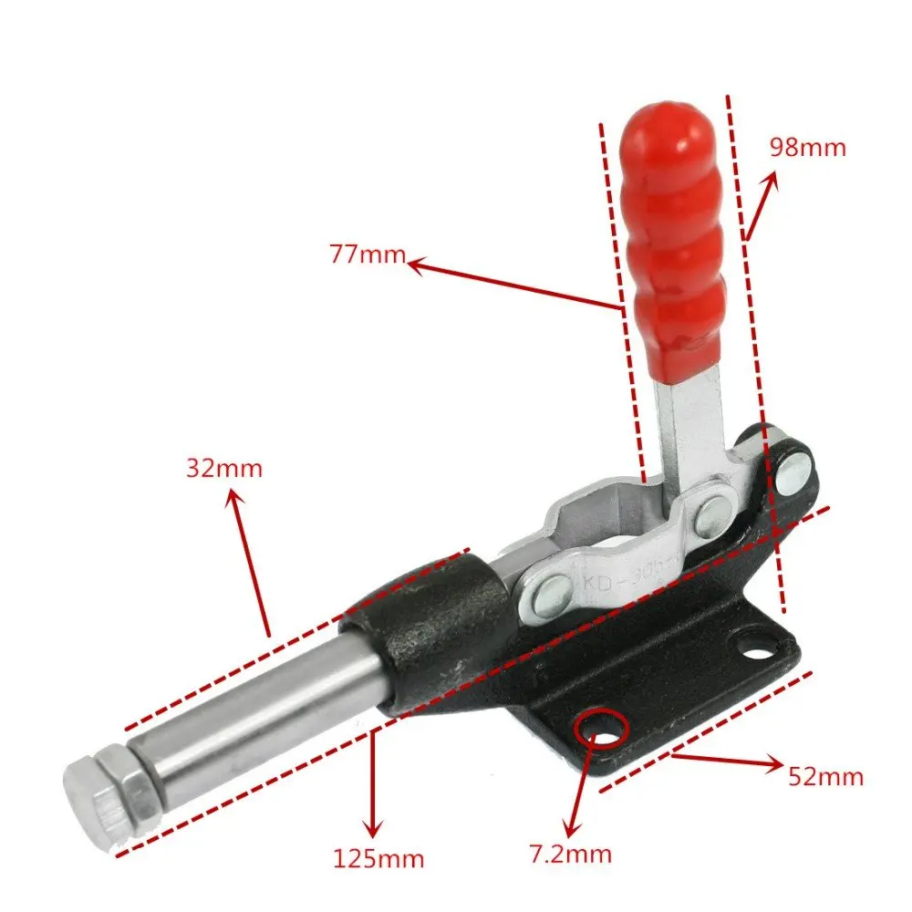 TOGGLE-CLAMP-HAND-TOOL-32mm-Plunger-Stroke-PUSH-PULL-TOGGLE-CLAMP-QUICK ...