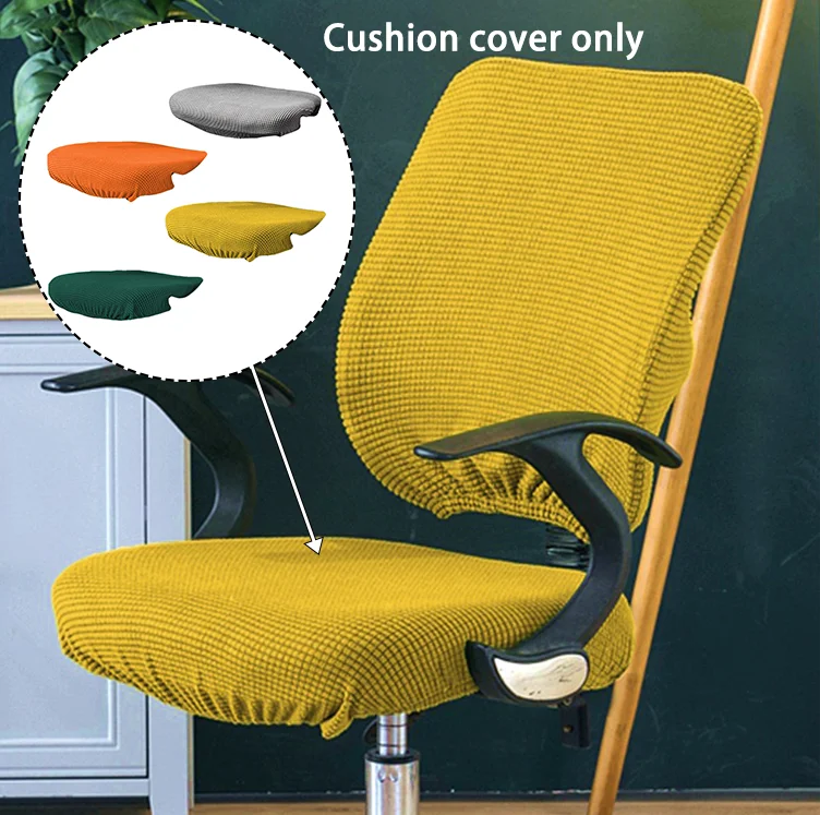 1x-Split-Computer-Office-Chair-Cover-Stretch-Desk-Rotating-Seat ...