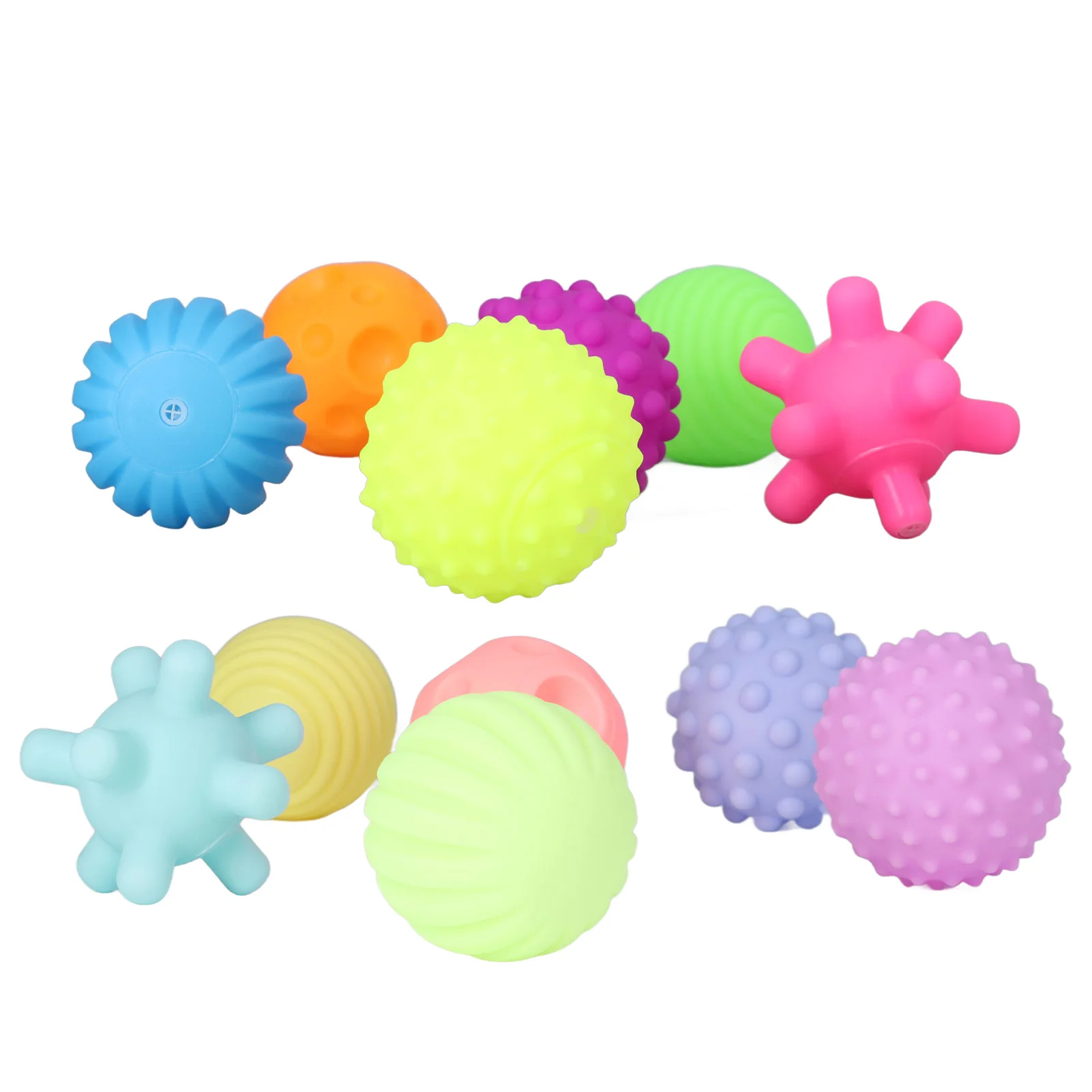 6pcs-Baby-Textured-Ball-Set-Infant-Funny-Soft-Elastic-Multicolor ...