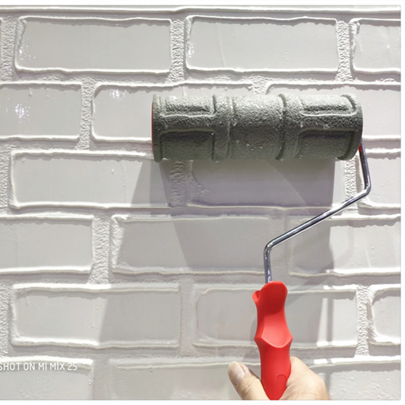 23cm Pattern Embossed Paint Roller Decorative Texture Painting Brush ...
