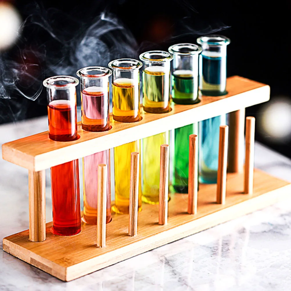 4Pcs Colored Round Bottom Test Tubes Pc Acrylic Liquid Storage ...