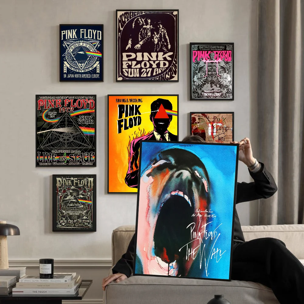 The-Pink-Floyd-Band-Self-adhesive-Art-Poster-Decoracion-Painting-Wall ...
