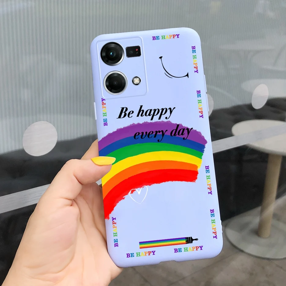 Generic For Oppo Reno7 4G Case CPH2363 Oppo F21 Pro 2022 Lovely Art ...