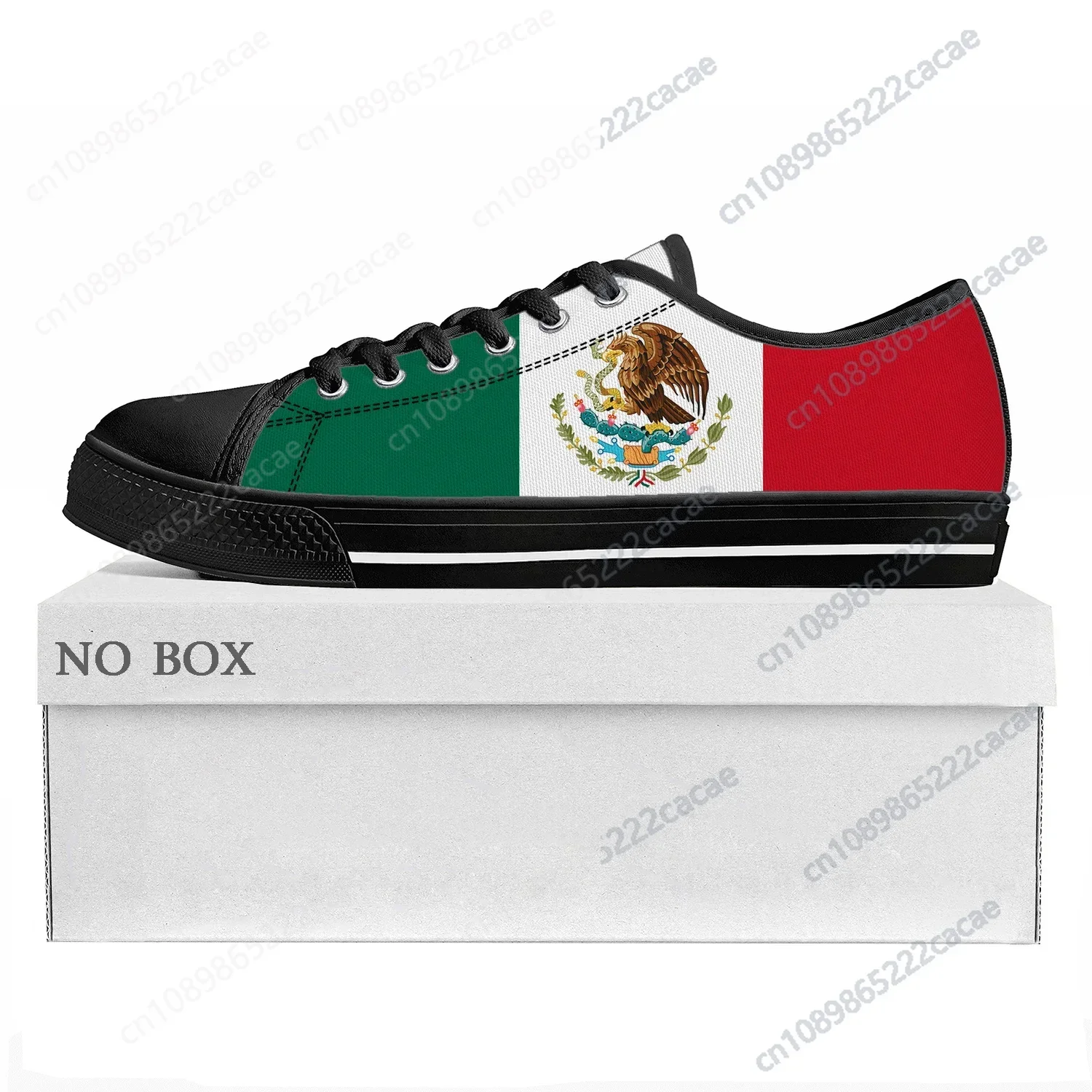 mexican-Flag-Low-Top-High-Quality-Sneakers-Mens-Womens-Teenager-Canvas ...