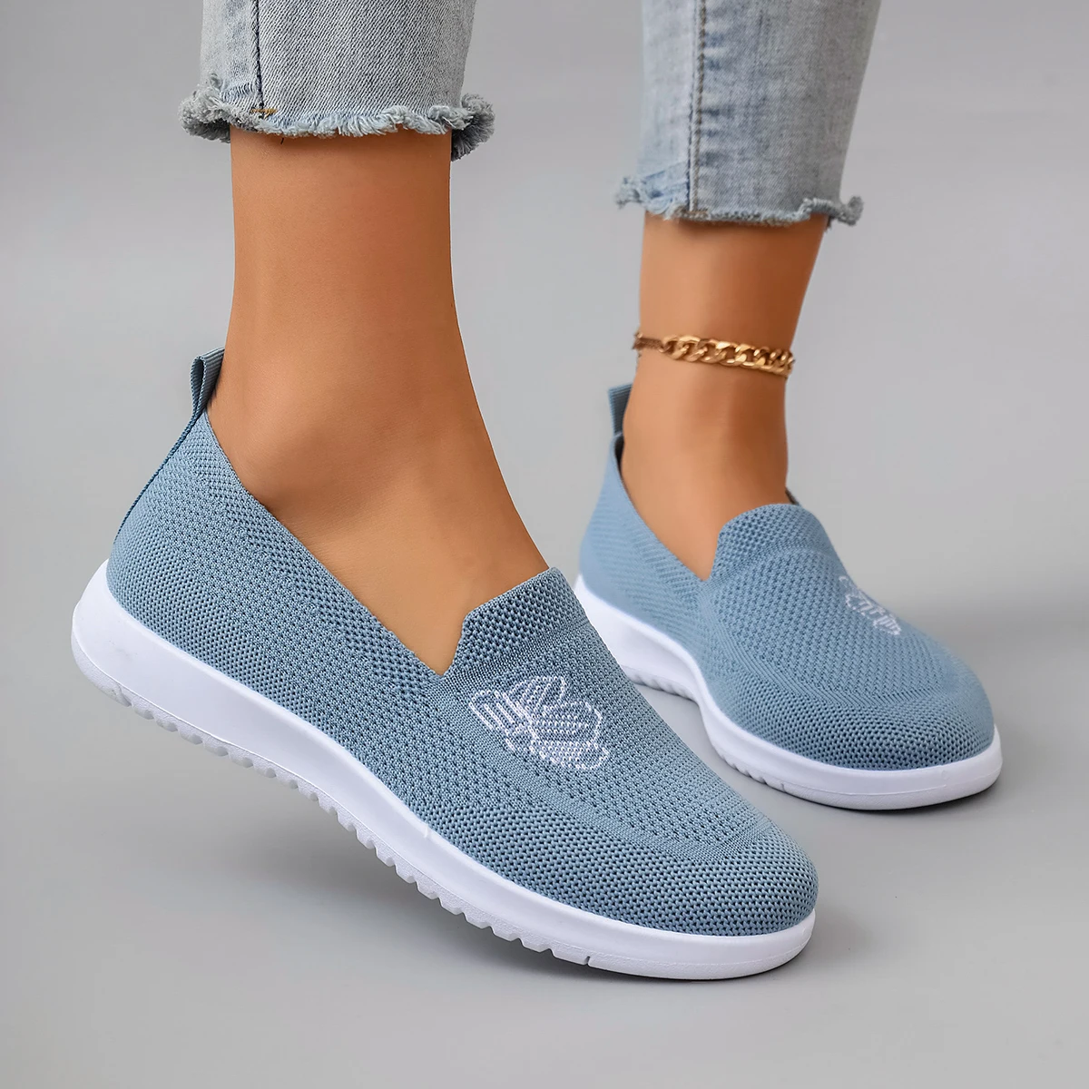 Spring New Women's Casual Sports Shoes Comfortable, Breathable ...