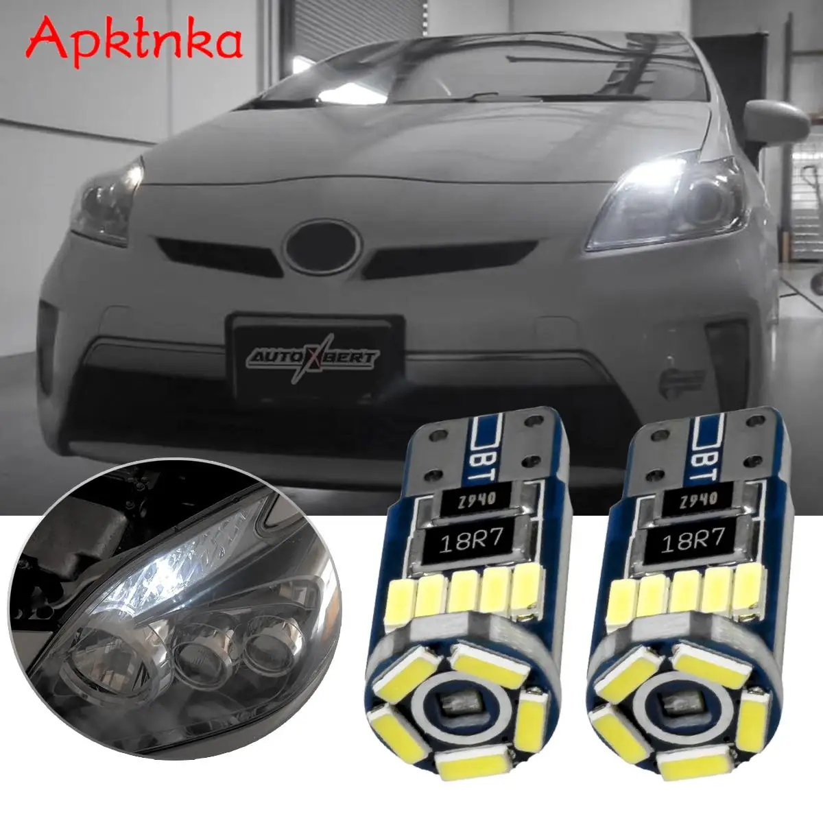 APKTNKA-For-Toyota-Prius-2004-2015-T10-W5W-LED-Canbus-Bulbs-15-SMD-LED ...
