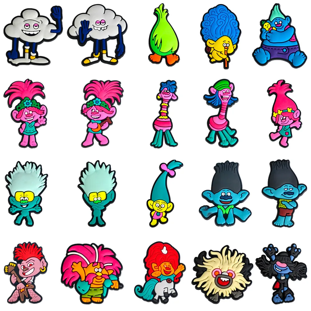 10-20pcs-Trolls-Cartoon-for-Cartoon-Shoe-Charms-Accessories-for-Classic ...