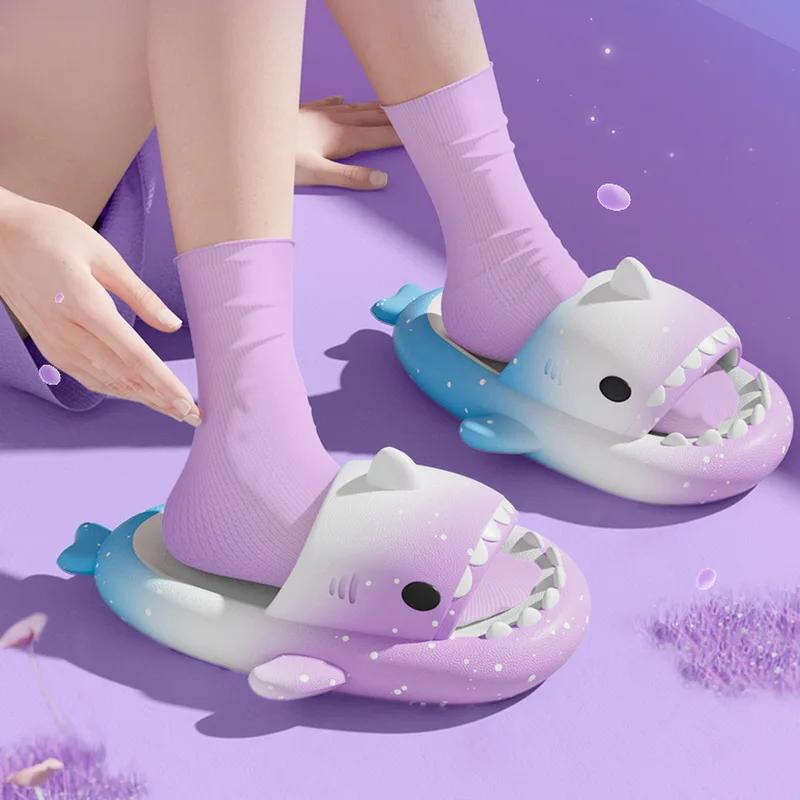 2024-New-Shark-Slippers-Gradient-Women-Men-Summer-Beach-Non-Slip-Sandal ...