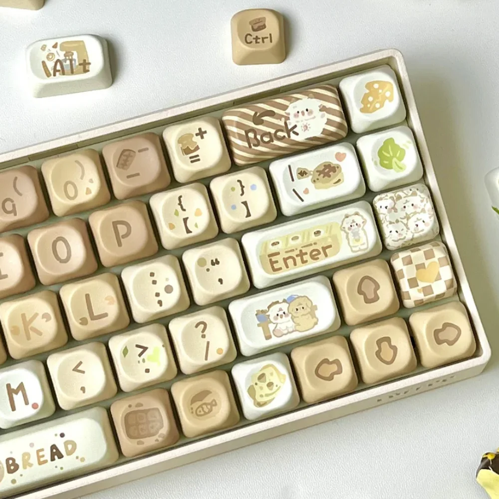 Baking-Lamb-Mechanical-Keyboard-QX3-Keycap-Set-PBT-Cartoon-Cute-Girl ...