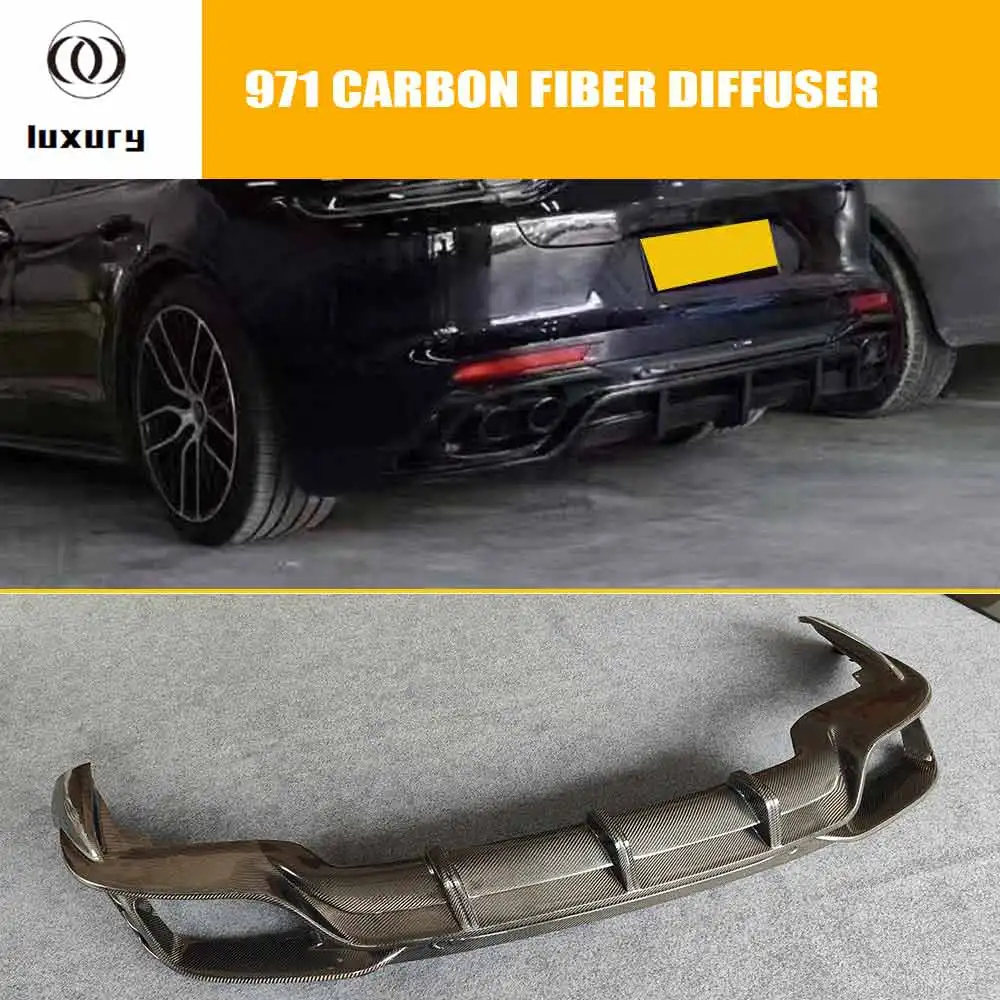 Carbon Fiber Rear Diffuser For Porsche Panamera 971 Standard Racing Car ...
