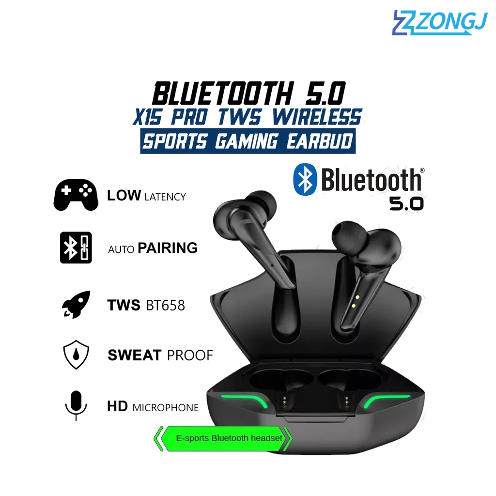 X15-pro-TWS-Gaming-Earbuds-Wireless-earbuds-Bluetooth-Earphones-With ...
