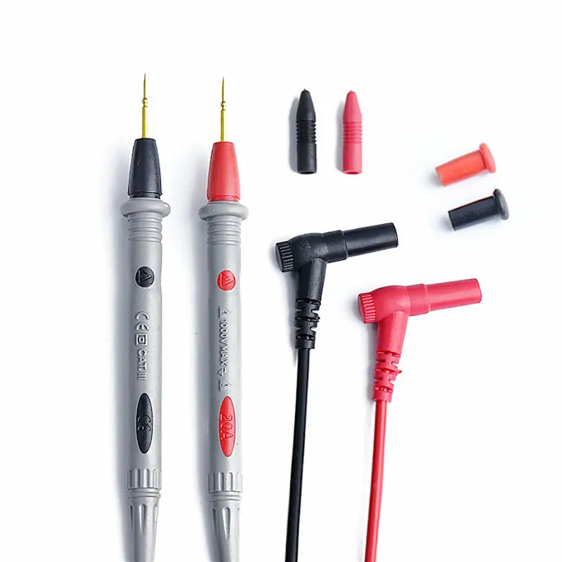 1-pair-Digital-Multimeter-probe-Soft-silicone-wire-Needle-tip-Universal ...
