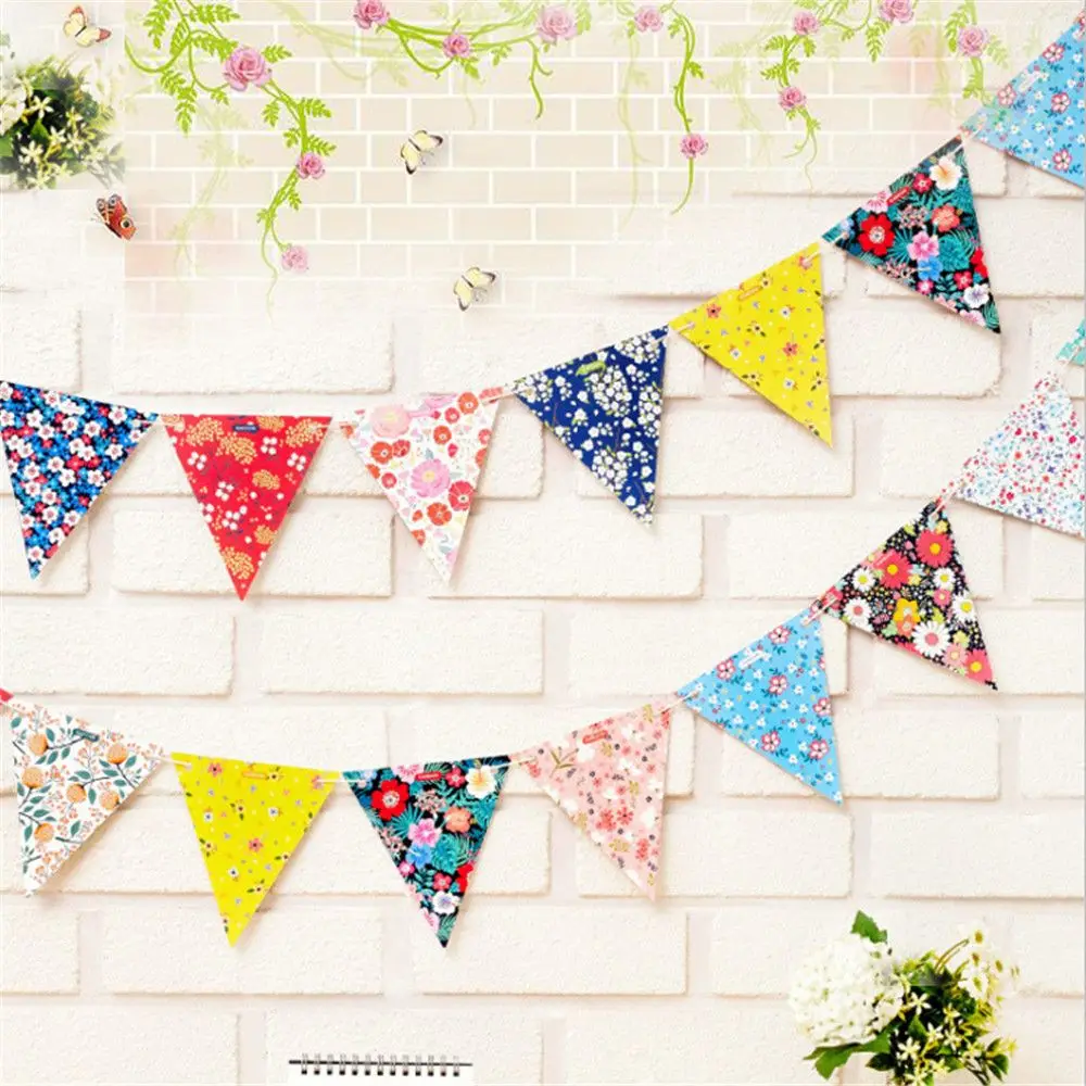 Paper Pennant String Banner Buntings | Decorative Bunting String Flag ...