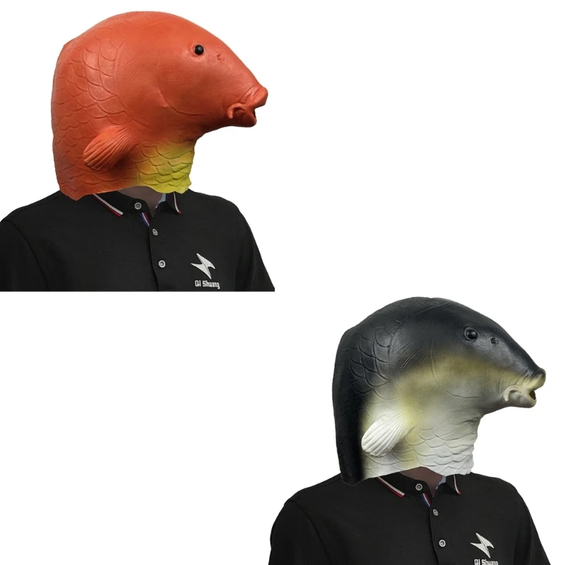 Realistic-Halloween-Animal-Mask-Carnival-Party-Masks-for-Halloween-Fish ...