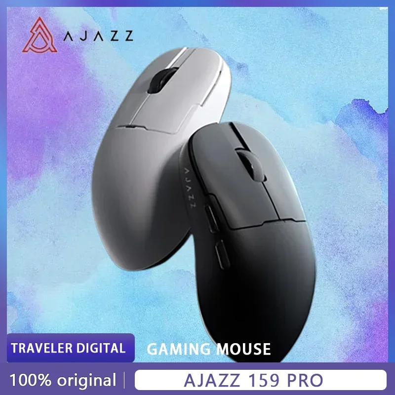 Ajazz-AJ159-Pro-Wireless-Mouse-Tri-Mode-PAW3395-Sensor-Lightweight-PC-8K-Gaming-Mouse-RGB ...